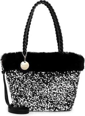 Emily & Noah Sac &agrave; dos E&N Hara 65253 femmes sacs &agrave; main m&eacute;lange de mat&eacute;riaux