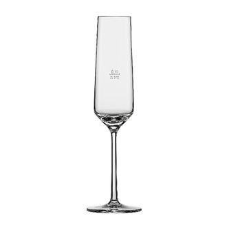 Schott Zwiesel Pure Sektglas, Glas, transparent, 23.2 x 16.2 x 26.4 cm, 6-Einheiten