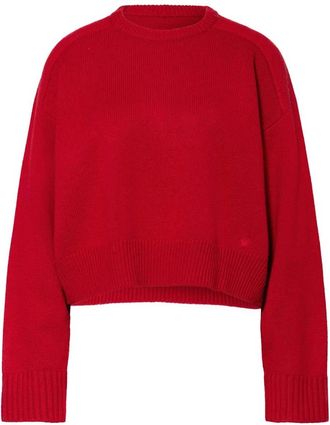 Loulou Studio Femme, Pulls, Rouge, Taille: 36 FR Bruzzi Cropped Sweater