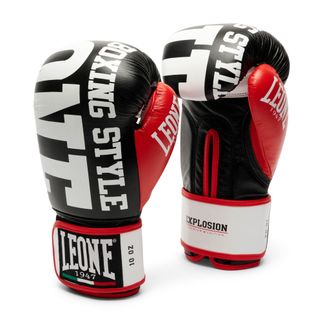 LEONE 1947 Herren GN055 Boxhandschuhe EXPLOSION-GN055, Schwarz, 14 oz