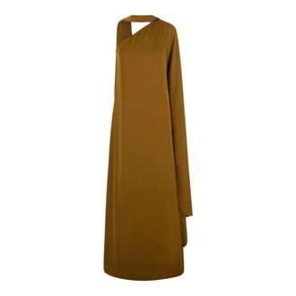Solace London Newman Langes Kleid - - Dresses - Damen - Braun - L