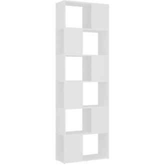 vidaXL Vidaxl - B&uuml;cherregal Raumteiler Wei&szlig; 60x24x186 cm 574205
