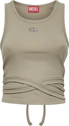 Diesel Femme, Tops, Vert, Taille: 38 FR T-Anky-Tail Tank Top