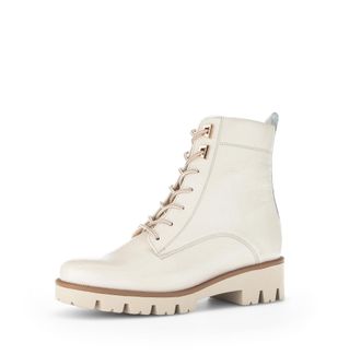 Gabor Damen Schn&uuml;rstiefeletten, Frauen Stiefeletten,uebergangsschuhe,uebergangsstiefel,rei&szlig;verschluss,Boots,Latte(Flaush/Gold),37 EU / 4 UK