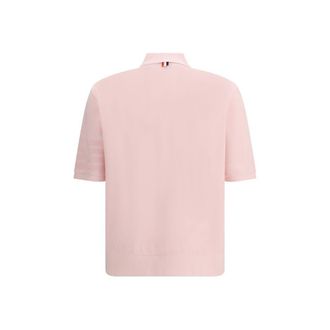 Thom Browne Mens Multicolor Cotton Polo Shirt