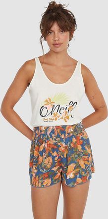 O'Neill Johnny Smocked Waist Shorts blue painted tropics