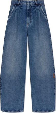 Off-white Femme, Jeans, Bleu, Taille: W25 Jeans Jambe Large