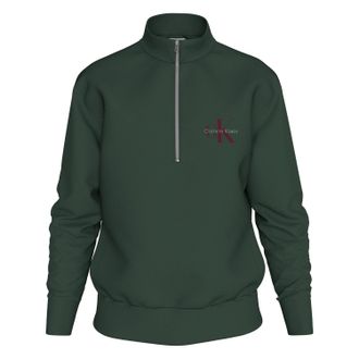 Calvin Klein Sweatshirt f&uuml;r Herren, mit kurzem Rei&szlig;verschluss (Gr&uuml;n)