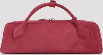 Alaia Alaia Clutches - Framboise Goat Leather Clutch With Top Handles - Gr. unisize - in Rot - f&uuml;r Damen