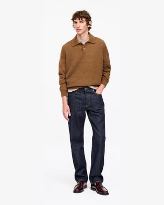 Arket OCEAN Loose Straight Jeans -Blau