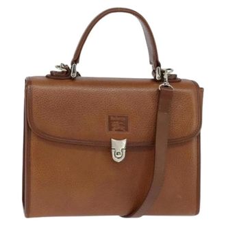 Burberry Sac &agrave; main Pre-owned - Femme - Pre-owned - Brun - Taille: ONE Size