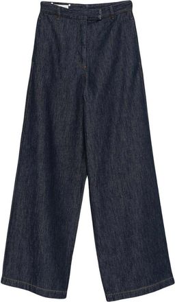 Dries Van Noten Pantalons D&eacute;contract&eacute;s - Bleu