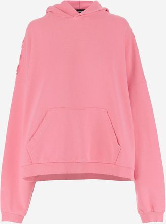 We11done Nous avons fait un sweat-shirt en coton avec imprimé arrière