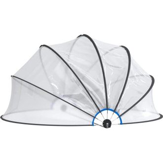 vidaXL Pool-Kuppel Rund 406x203 cm pvc - Vidaxl