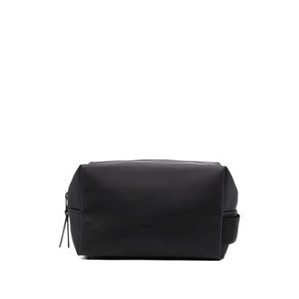 Rains Zipped Toiletry Bag - Homme - Sacs - Noir - Taille: ONE Size