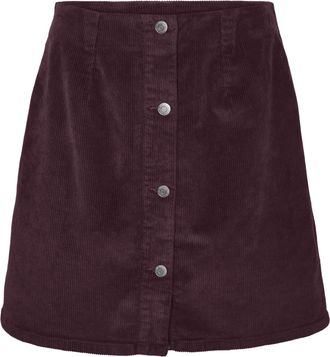 Vero Moda Vmetta Hr Short Cord Skater Skirt Noos