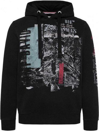 Camp David Hoodie mit Photoprint black