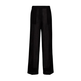 La DoubleJ Baumwollhose mit lockerer Passform - - Trousers - Damen - Schwarzk - M
