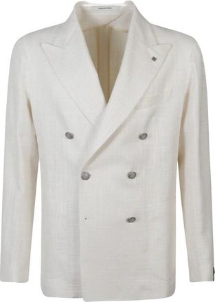 Tagliatore Homme, Costumes, Blanc, Taille: L Blazer