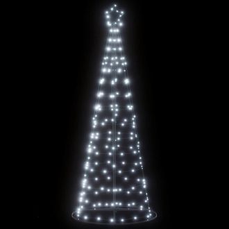 Festnight Iiaky Weihnachtsbaum Aussen 180 cm LED Weihnachtsbaum Outdoor Weihnachtsbaum Metall gro&szlig; Metall Tannenbaum Weihnachtsbaum Kegelform Metall Weihnachtsd