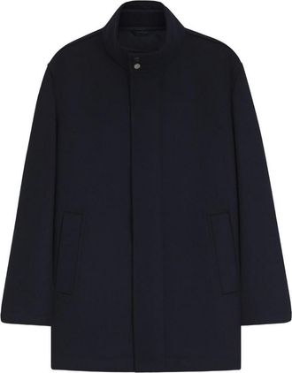 HUGO BOSS Manteau Court - Bleu