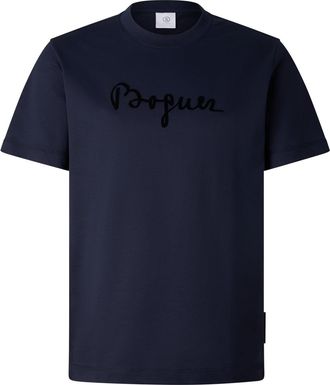 Bogner Baumwoll-T-Shirt Lukas f&uuml;r Herren - Navy-Blau - 3XL