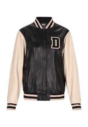 Dreimaster Dreimaster Jacke Damen schwarz-wollwei&szlig;