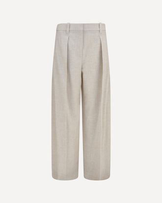 Brunello Cucinelli Wool and cashmere tailored Pants Female 44