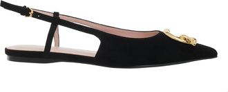Coccinelle Ballerinas - Coccinelle C-Me Suede - Gr. 36 (EU) - in Schwarz - für Damen