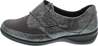 Waldl&auml;ufer Milu Taipei NALA-Stretch Chaussures pour femme Gris Taille 7, charbon, 41.5 EU X-Large