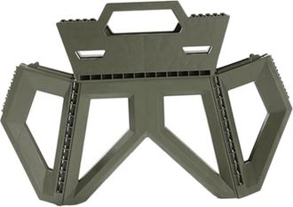 Aboofan Faltbarer Tragbarer Kunststoff hocker Camping Angelhocker Outdoor Klapphocker Multifunktional Leicht für Erwachsene bis Geeignet zum Angeln Wandern Re