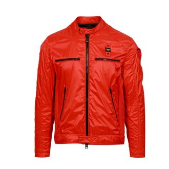 Blauer Homme, Vestes, Rouge, Taille: XL Bomber Jacket
