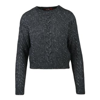 Max Mara Crasso Girocollo - - Knitwear - Damen - Grau - M