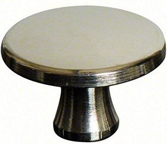 Staub Knauf, rund, 4 cm, Nickel, für Cocottes/Bräter mit Durchmesser 18-41 cm, Silber