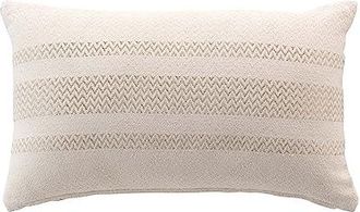 Douceur d'Intérieur Doreline Kissen mit abziehbarem Bezug (30 x 50 cm), Jacquard-Baumwolle und Metallfäden