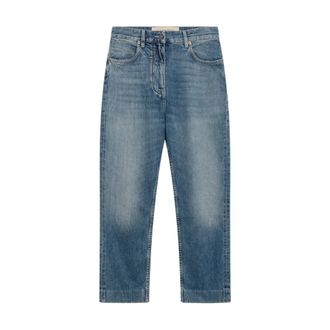 Valentino Garavani Straight Leg Jeans - - Jeans - Damen - Blau - W28