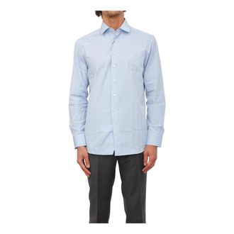 Etro Roma Logo Shirt - - Shirts - Herren - Blau - 3XL