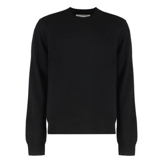 Comme Des Gar&ccedil;ons Wollpullover mit Rundhalsausschnitt - - Knitwear - Herren - Schwarzk - M