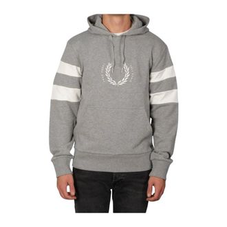 Fred Perry Homme, Sweatshirts et sweats &agrave; capuche, Gris, Taille: XL M4719 420 Sweat &agrave; capuche