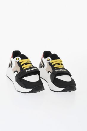 Burberry Low Sneakers RAMSEY Color Block With Embossed Logo Burberry