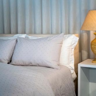 Catherine Lansfield Kelly Grey Bettwäsche-Set, 260 x 240 + 50 x 70 cm