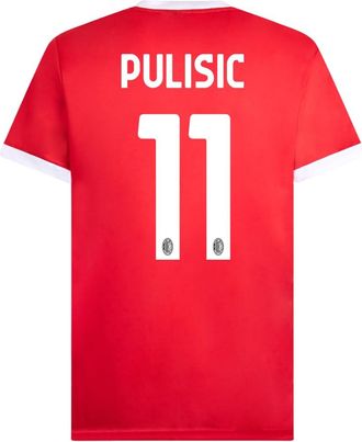 A.C. Milan Unisex Maglia Replica Stadio Saison 2024/2025 B0DBHTJ4CC Fu&szlig;ball Trikot, rot/schwarz, M