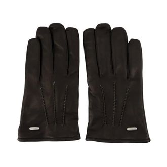 Our Legacy Femme, Accessoires, Noir, Taille: XL Gants en Cuir Noir - Style Classique