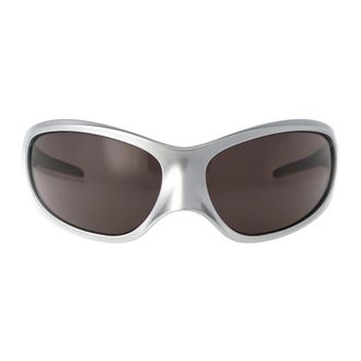 Balenciaga Skin Cat XXL Sonnenbrille - - Accessories - unisex - Grau - ONE SIZE