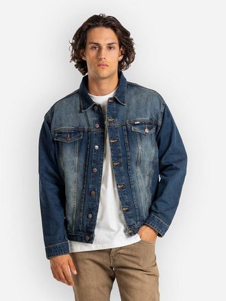 Reell Arizona Veste en jeans bleu