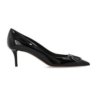 Valentino Garavani VLogo Signature Lackleder Pumps - - Shoes - Damen - Schwarzk - 39 EU