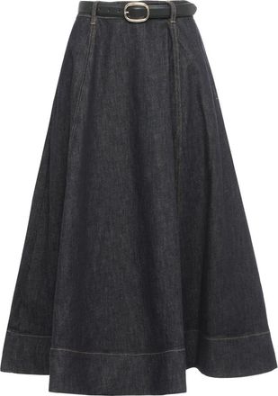 Self Portrait Femme, Jupes, Bleu, Taille: 34 FR Skirts