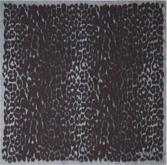 Lanvin animal-print scarf - Grau