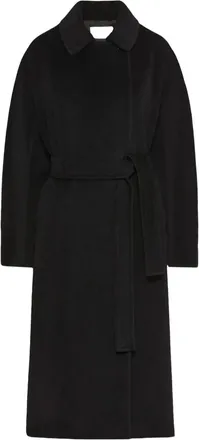 Marella manteau à taille ceinturée - Noir