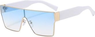 Generic Lunettes De Soleil Carr&eacute;es For Hommes, Sports Plein Air, Vacances, Femmes, D&eacute;coration F&ecirc;te(Blue)